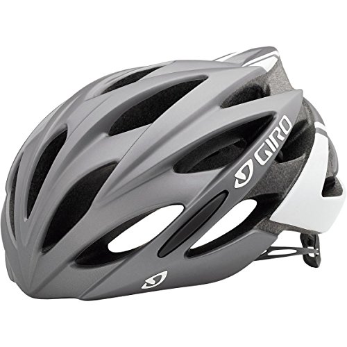 Giro Savant Road Bike Helmet, Matte Titanium/White, Medium | BikingBee
